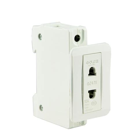 Dz47x Modular Socket 2 Hole 10a Ac30 Two Pole Rail Socket 2 Plug 220v Lazada Ph