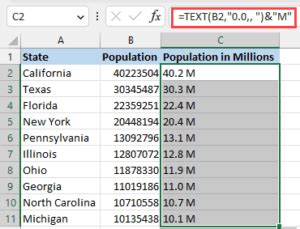 Format Numbers To Show In Millions In Excel 3 Easy Ways
