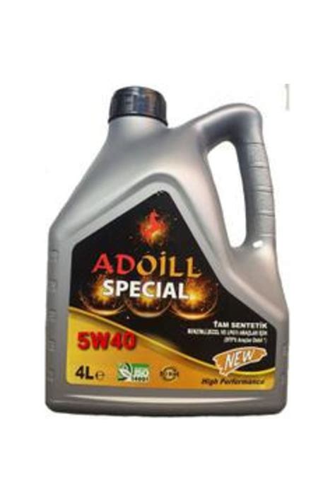 Adoil L 5w40 4lt Motor Yağ Sentetik Dpf Benzin Dizel Lpg Uygundur 2023 ...