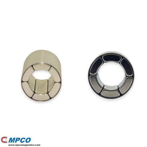 N42 Cylinder Radial Neodymium Magnetic Segment Assembly Mpco Magnets
