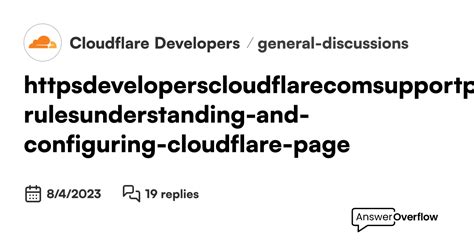 Cloudflare Developers