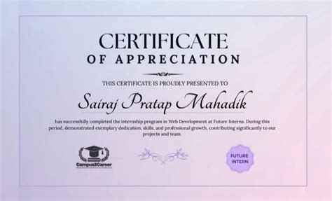 internship webdevelopment frontenddevelopment learningjourney