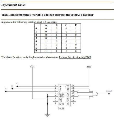 Solved Experiment Tasks Task 1 Implementing 3 Variable