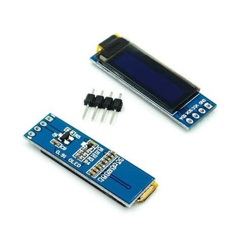 白色藍色 128x64 Oled Lcd Led 顯示模塊適用於 Arduino 091 096 13 I2c I 蝦皮購物