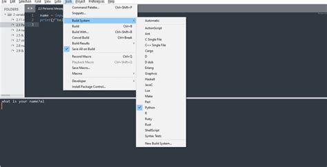 Sublimetext Not Showing Any Output In Python Need Help Rsublimetext