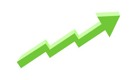 Vetores De Seta Verde Para Cima E Mais Imagens De Aprimoramento Aprimoramento Crescimento