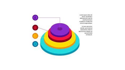 Diagram Of Stack Colorful Circles With Description The Structure PowerPoint Template Free