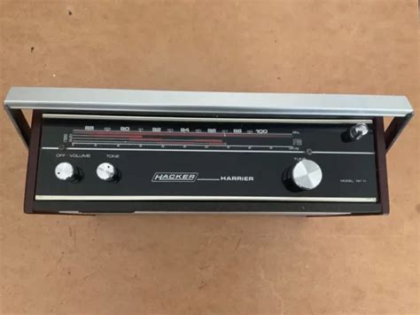 Hacker Harrier Rp71 Fm Only Transistor Radio In Good Working Order £29 95 Picclick Uk