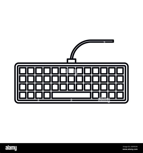 Enter Key Keyboard Black Stock Vector Images Alamy