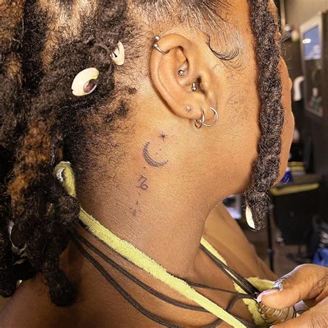 Neck Tattoos Black Female
