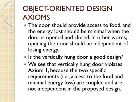 Ppt The Object Oriented Design Process And Design Axioms Powerpoint Presentation Id2041197