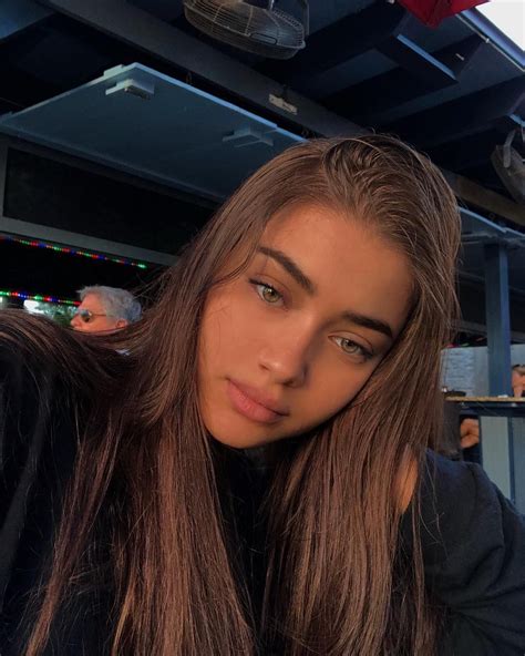 Beautiful Tan Girl Selfie