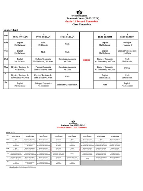 Revised Tlk High School Term 1 Class Tt 2023 Pdf Observation Science