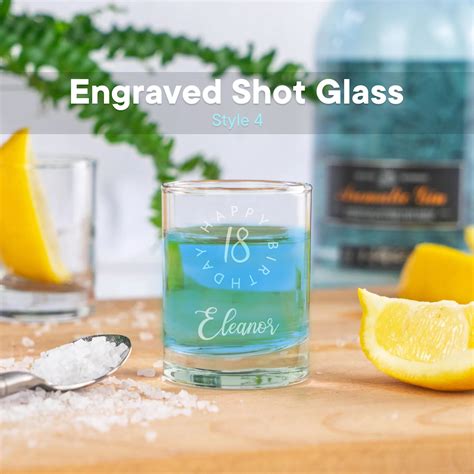 Engraved Shot Glass Personalised Shot Glasses Novelty T Etsy Uk