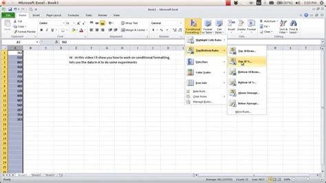 How To Apply Conditional Formatting In Excel Youtube