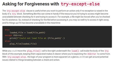 Pythons For Else Clause Python Clause Perfect Sense