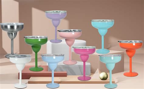 Agh Stainless Steel Margarita Tumbler With Lid 10oz