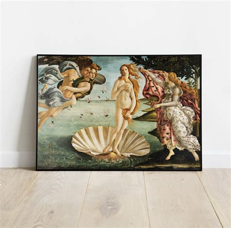 Sandro Botticelli The Birth Of Venus 1480 Printable Classic Art In High