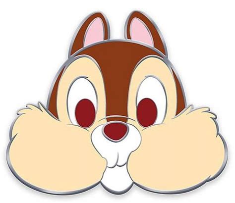 33008 Chip Head With Puffed Cheeks Oh My Disney Chip And Dale Acorn Set Disney Store Us