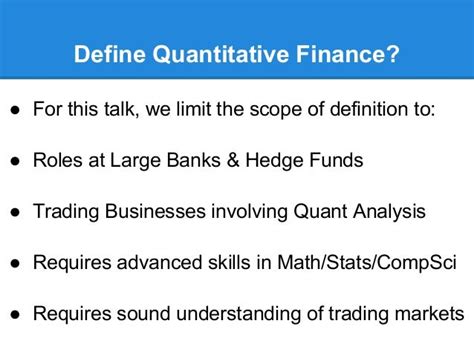 Stanford Finmath Careers In Quant Finance