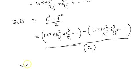 Solved Prove That Sinhx Ex E X 2 Coshx Exe X2 Is