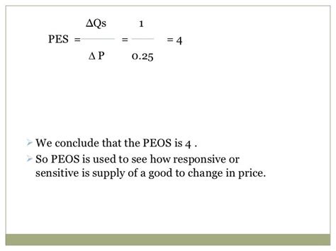 Price Elasticity Of Supply With Examples