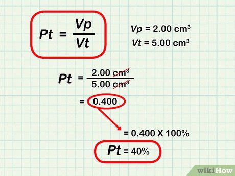 4 Ways To Calculate Porosity WikiHow 4 Ways To Calculate Porosity WikiHow
