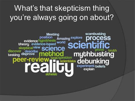 Skepticism Quotes Quotesgram