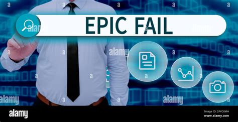 Conceptual Display Epic Fail Business Idea A Spectacularly