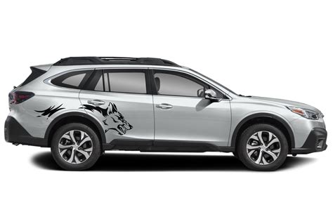 Wolf Side Graphics Decals For Subaru Outback