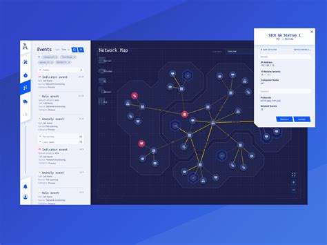 Dashboard Map Devices Blueprint Blue System Ui Map Connections Cyber Dashboad Dashboard Ui