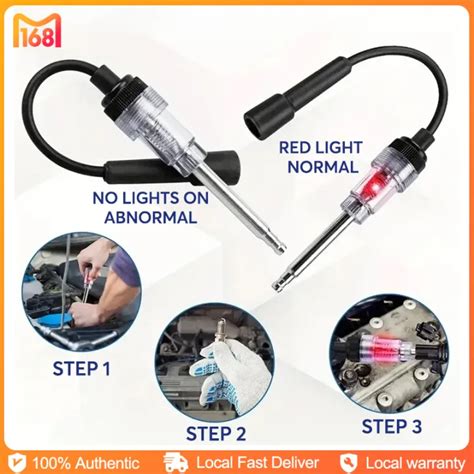 Automotive Ignition System Tester Spark Plug Car Engine In Line System Pen Detector Spark Plug