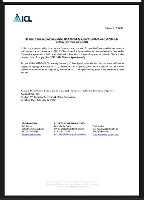 Icl Group Formerly Known As The Israel Chemicals… This One Company Is Becoming A Power House