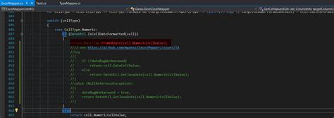 Convert Double Date Values Bug Issue Mganss ExcelMapper GitHub