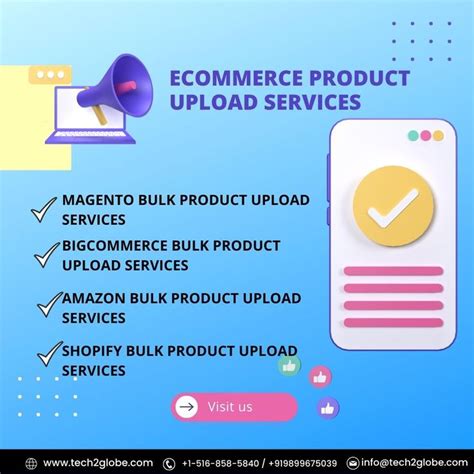 Bulk Product Upload Services By Tech2globe Service Bulk Uploads