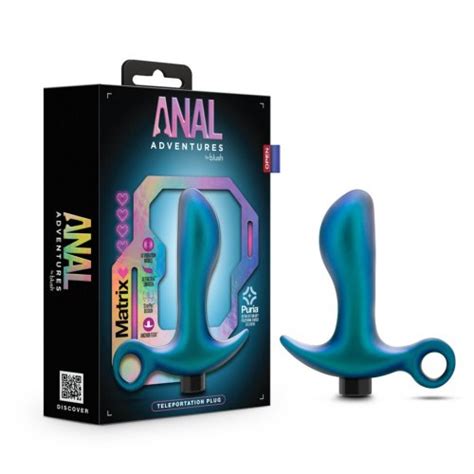 Anal Adventures Matric Teleportation Vibrating Prostate Plug Lunar