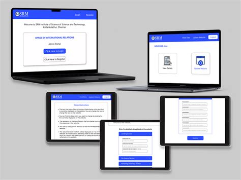 Srm Iro Admin Portal Design By Smilika On Dribbble
