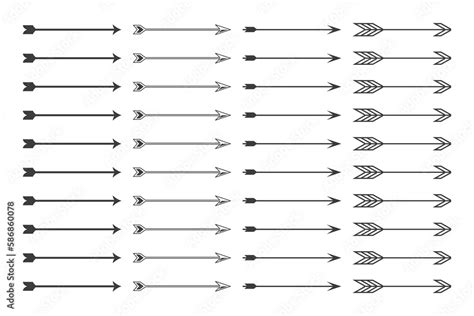 Arrows Big Black Set Icons Arrow Icon Arrow Vector Collection Arrow Cursor Modern Simple