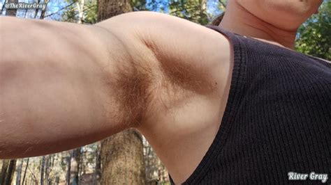 Blonde Hairy Armpits River Gray Clips4sale