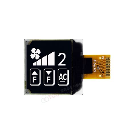 Square 096 Inch 96x96 Lcd Module 4 Wire Spi Interface White Oled