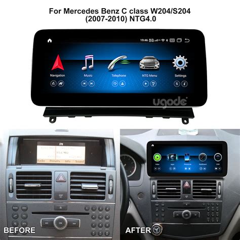 China Mercedes Benz W204 S204 Android Screen Autoradio Carplay Manufacturer And Supplier Ugode