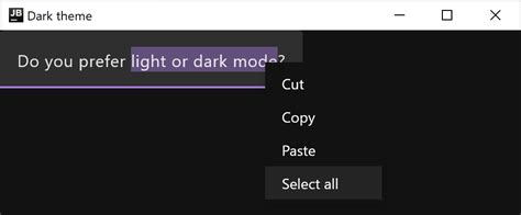 Context Menus Kotlin Multiplatform Development Documentation