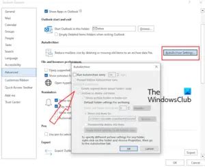 Errors Occurred While Archiving In Outlook Fix
