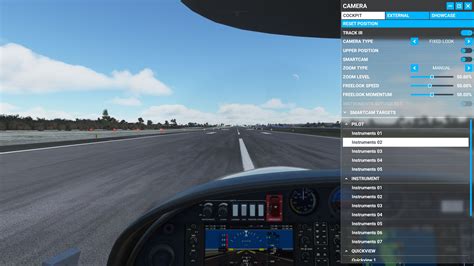 Pilot Cameras Showing Same As Instruments And CTD When Saving Resetting VFR Camera Install