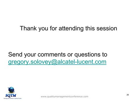 A Continious Integration Test Framework Ppt