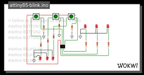 relê botao wokwi esp32 stm32 arduino simulator