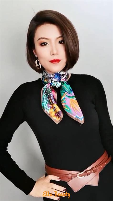 How To Tie Silk Scarf Around Neck Silk Scarf Tying Ideas Artofit