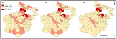 quantification of residual space for three types of regression models