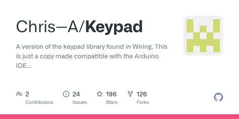 Keypad Readme Md At Master Chris A Keypad Github