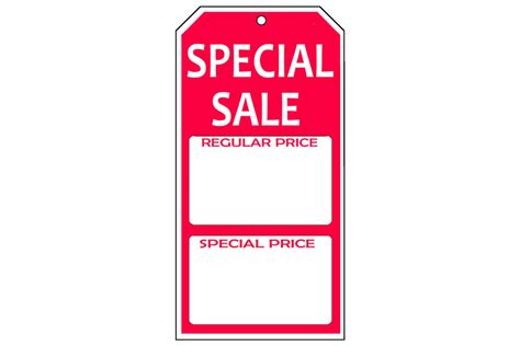 Sale Regularspecial Price Tag 2 38 X 4 34